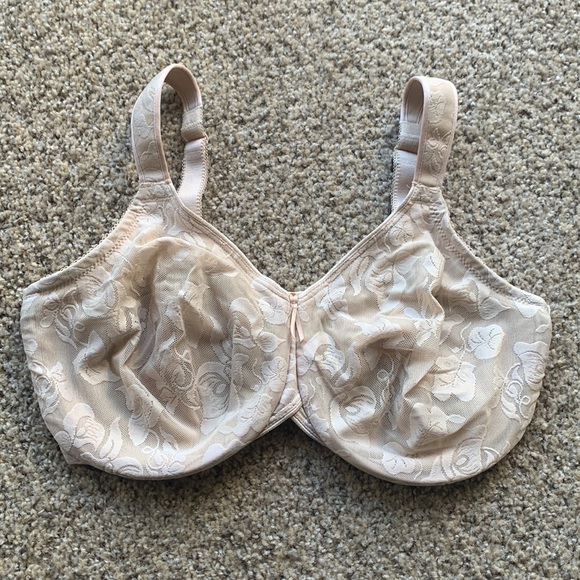Wacoal | Intimates & Sleepwear | Wacoal Floral Cream Beige Lace 36 Ddd ...